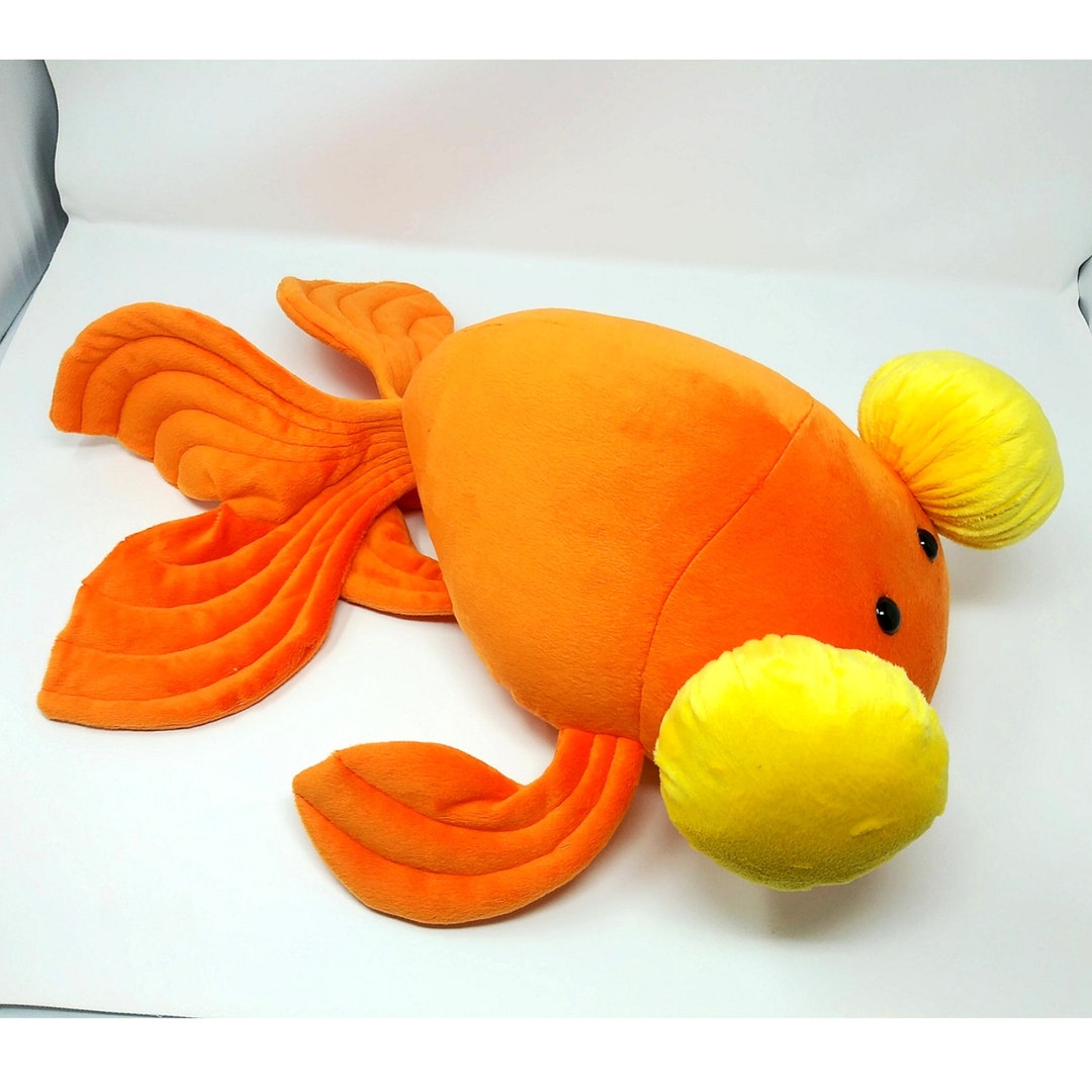 Medium Plush Bubble Eye Goldfish Toy Plush Fish - Etsy