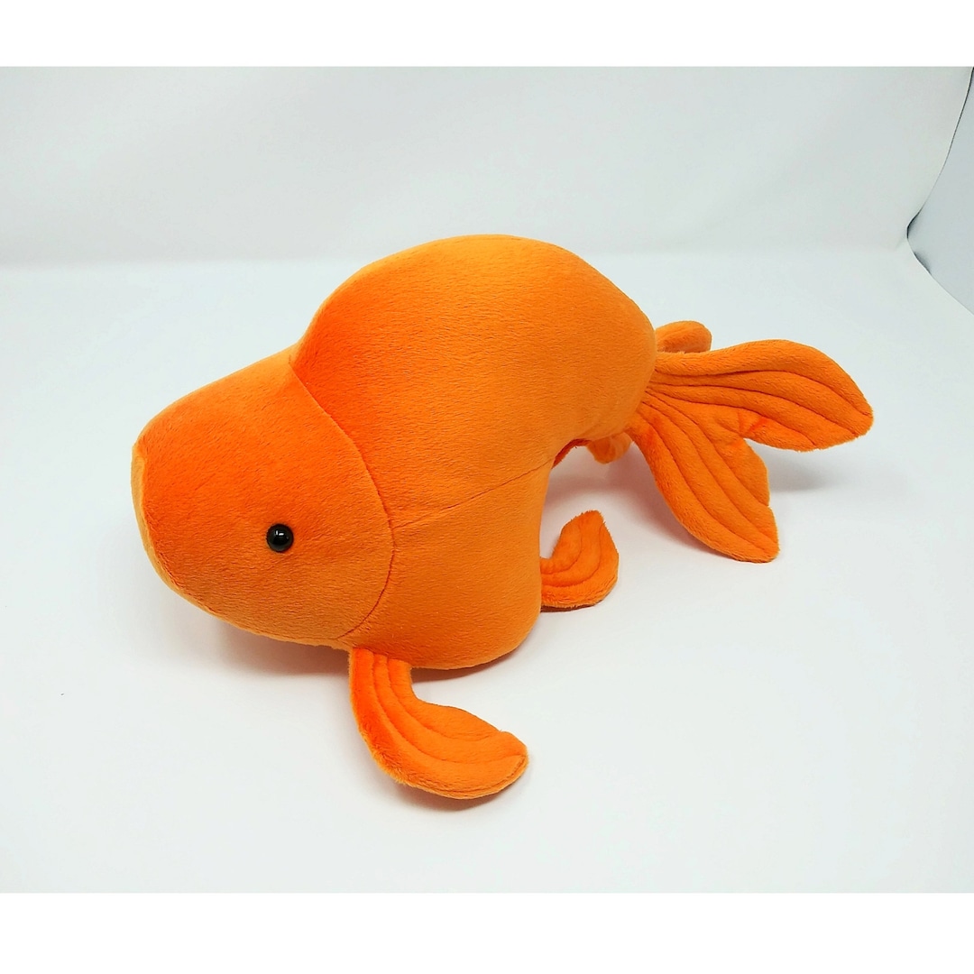 Small Plush Orange Ranchu Goldfish Plush Animal - Etsy