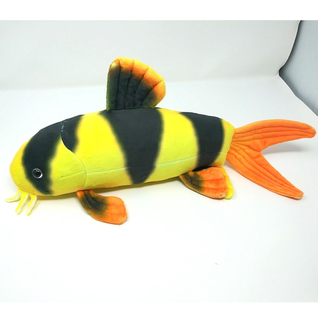 Plush Clown Loach Plush Fish Animal - Etsy