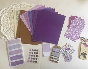 Purple Journaling Kit - Etsy