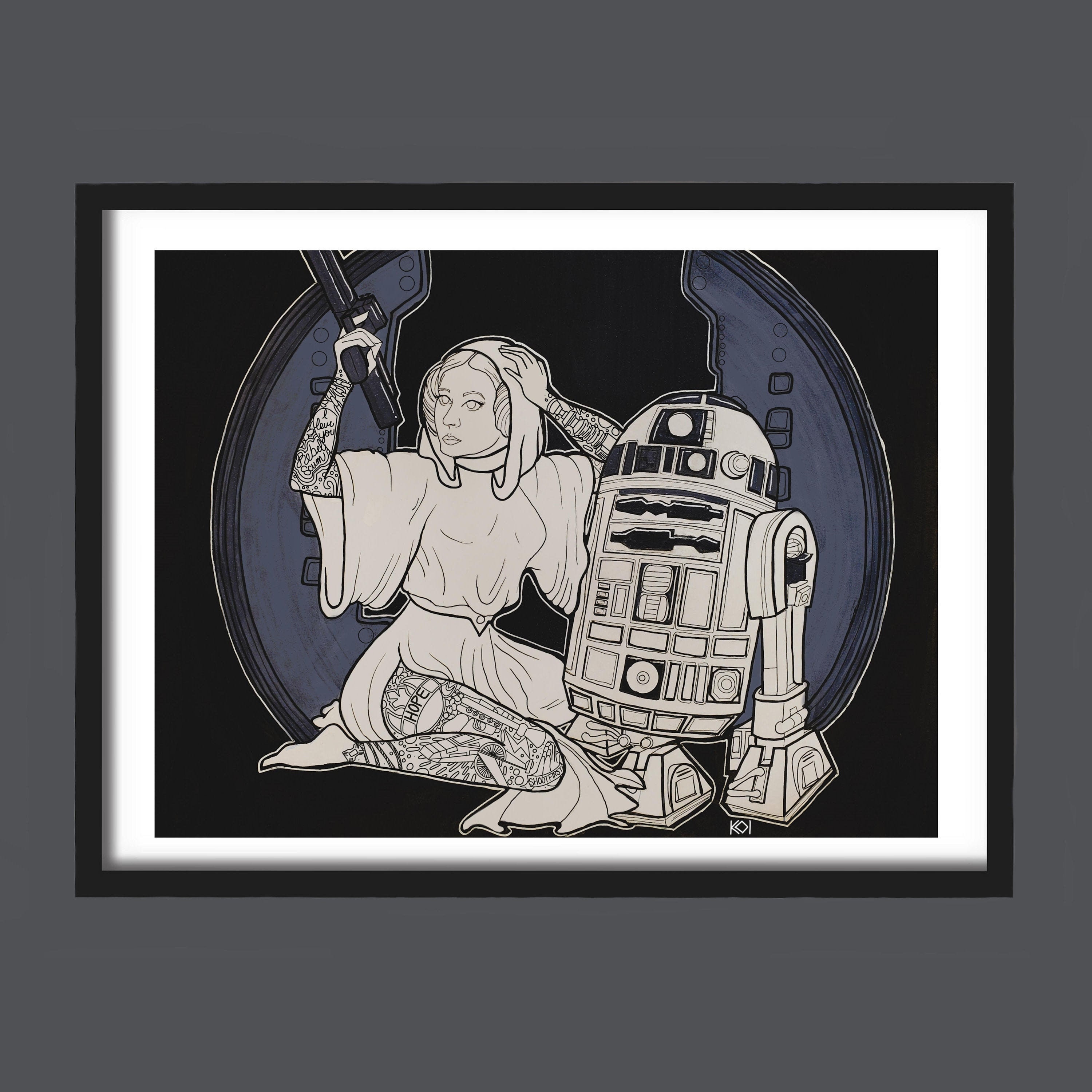 Star Wars Pin Up Tattoos