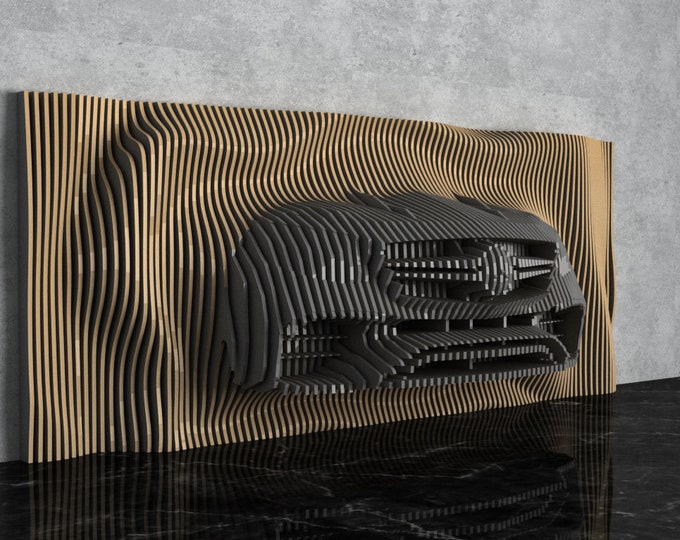 Parametric Design With Car Model, Parametric Wavy Wooden, Parametric ...