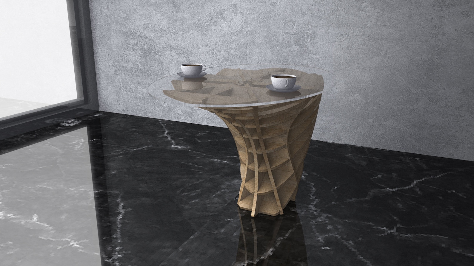 Parametric Wavy Wooden Furniture 14 Coffee Table / CNC Files - Etsy