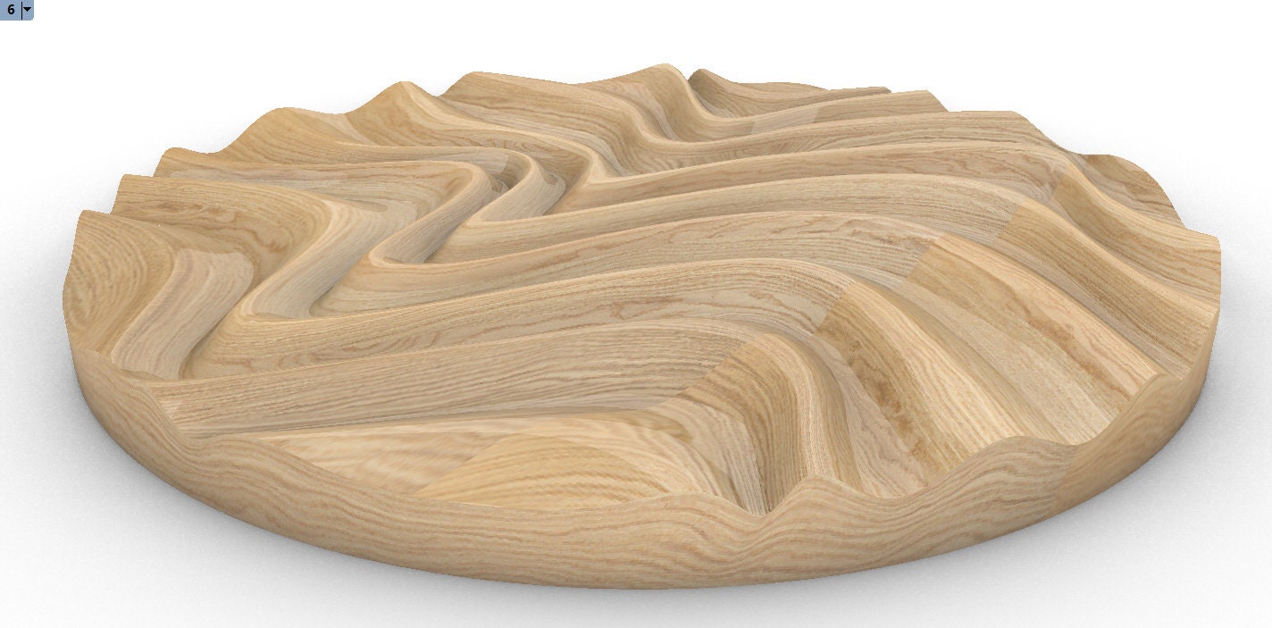 Parametric Wall Decor 04 STL File for CNC Router and 3D | Etsy