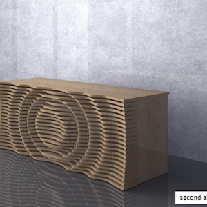 Parametric Wavy Wooden Wall Decor - 13 / CNC Files for Cutting - Etsy