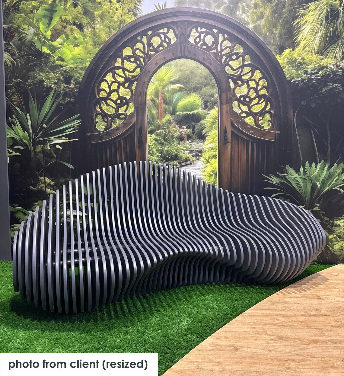 Parametric Wavy Wooden Furniture 01 - Sofa Design / CNC Files for ...