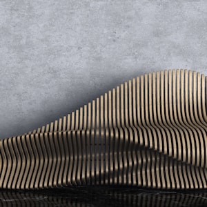 Parametric Wavy Wooden Furniture 26 - Bench Design / CNC Files for ...