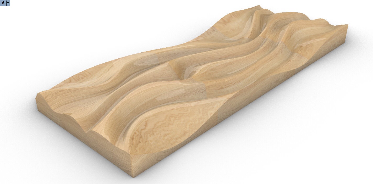 Parametric Wall Decor 09 STL File for CNC Cutting and 3D | Etsy