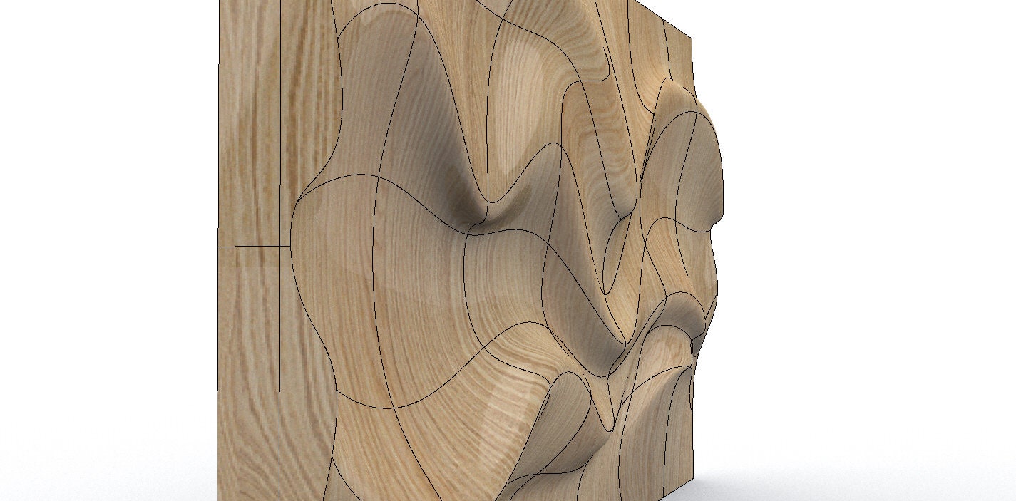 Parametric Wall Decor 02 STL File for CNC Router and 3D - Etsy