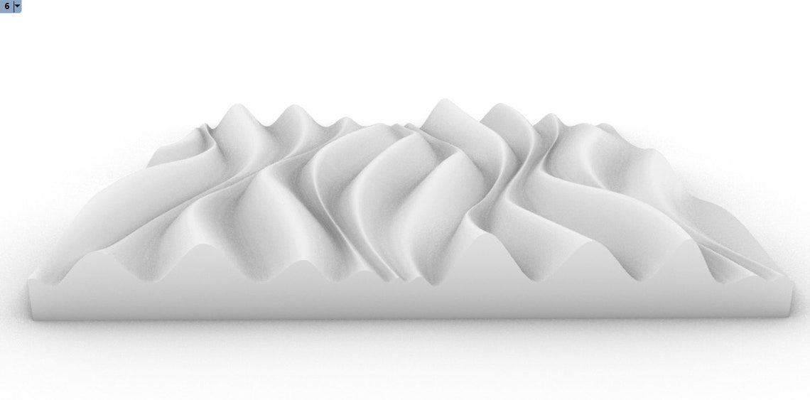 Parametric Wall Decor 06 STL file for CNC router and 3D | Etsy