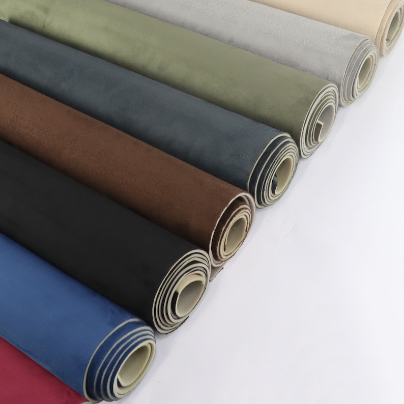 Micro Suede Fabric Foam Backed Upholstery DIY Material 60" Wide Sold by ...