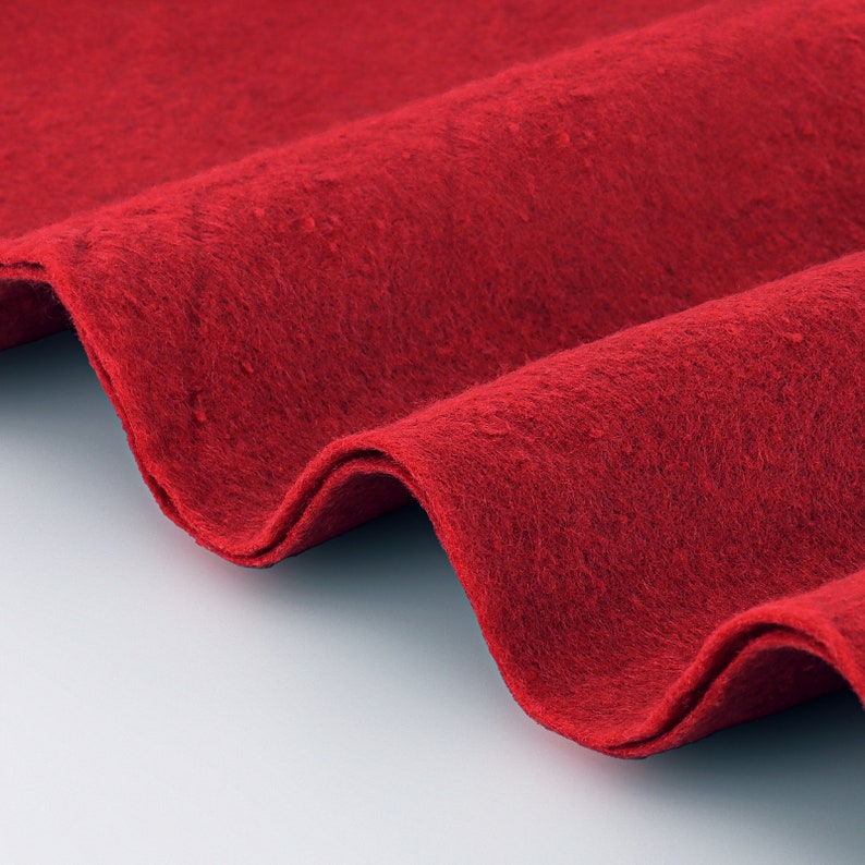 Red Felt Fabric Soft Texture for Craft Projects, Sewing, Padding DIY - Etsy