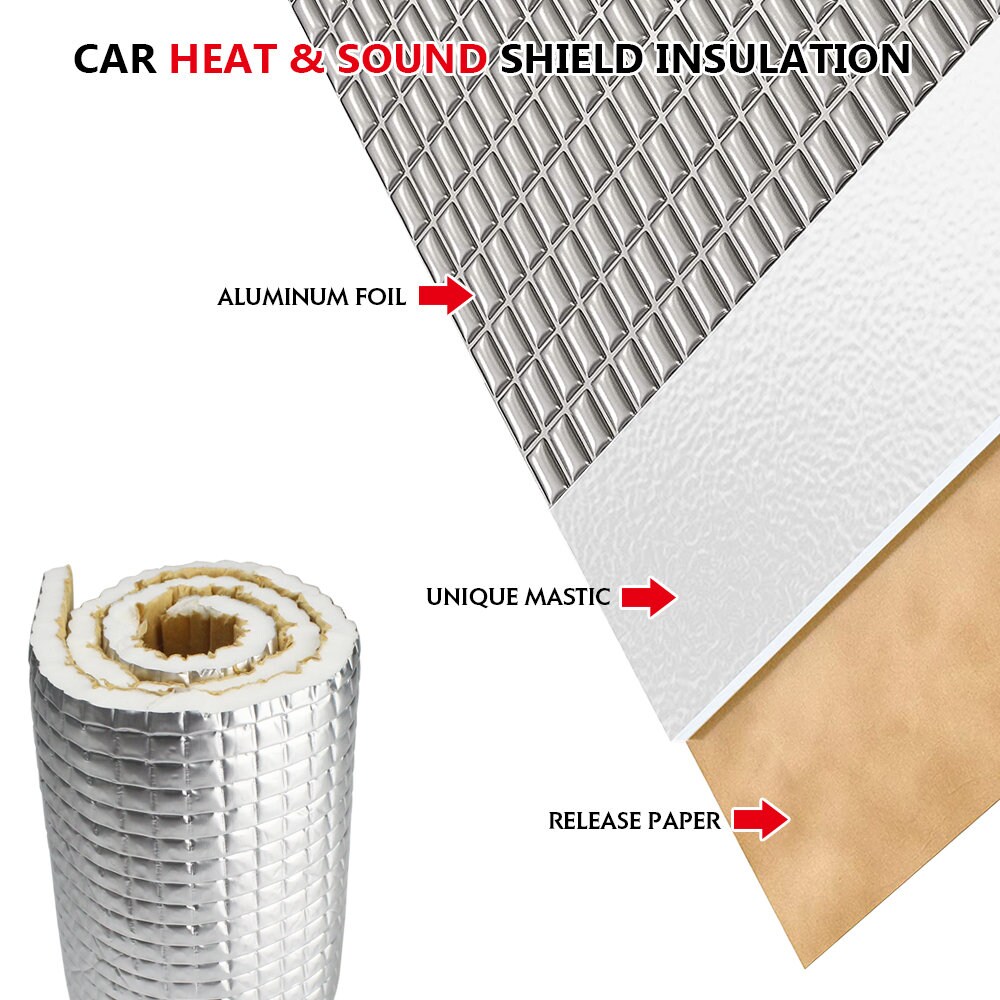 Home Insulation Noise Thermal Proof Sound Deadener & Heat Barrier 39 ...
