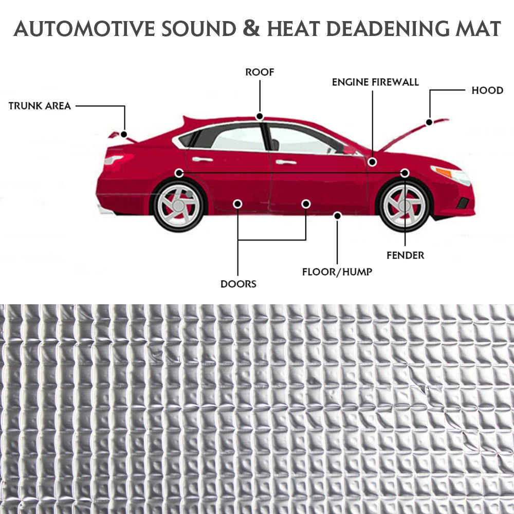 Home Insulation Noise Thermal Proof Sound Deadener & Heat Barrier 39 ...