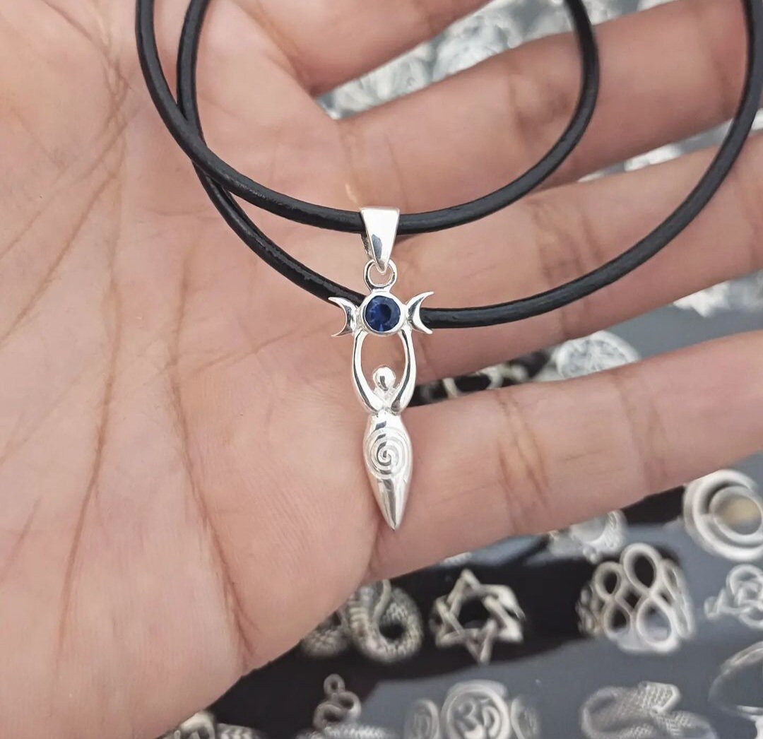 Spiral Goddess of Fertility Made of 925 Sterling Silver - Etsy