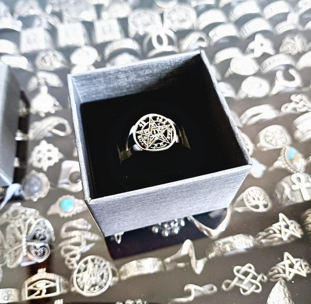 Tetragrammaton Ring Made of 925 Sterling Silver / Sterling Silver 925 ...