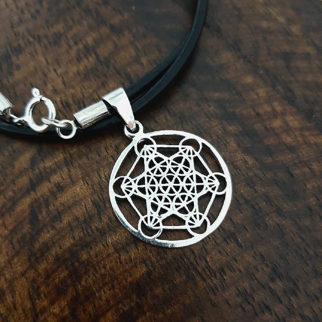 Metatron's Cube Pendant Made of 925 Sterling Silver / Sterling Silver ...