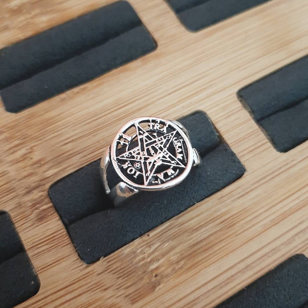 Tetragrammaton Ring Made of 925 Sterling Silver/ Sterling - Etsy