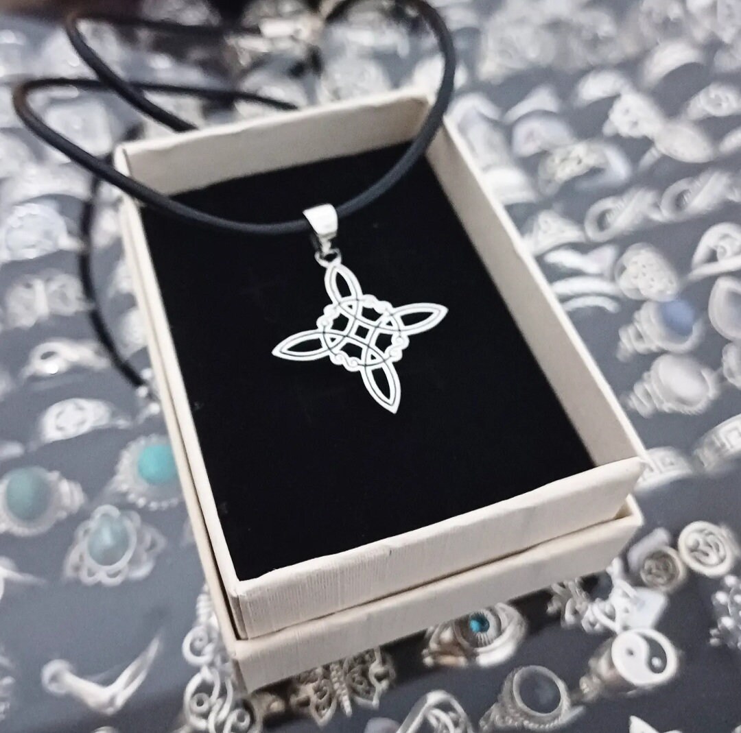 Witches Knot Pendant/ Sterling Silver Witches Knot Pendant - Etsy