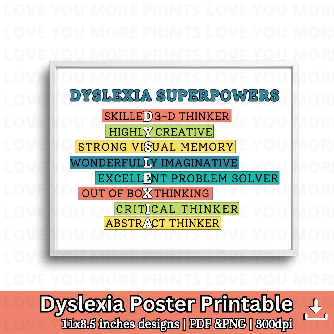 Celebrate Dyslexia Superpowers With This Inspiring, Beautiful Dyslexia ...