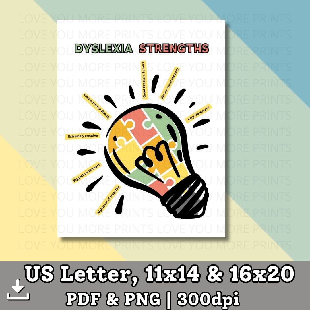 Dyslexia Awareness Month Poster: Embrace Dyslexia; Empower Students ...