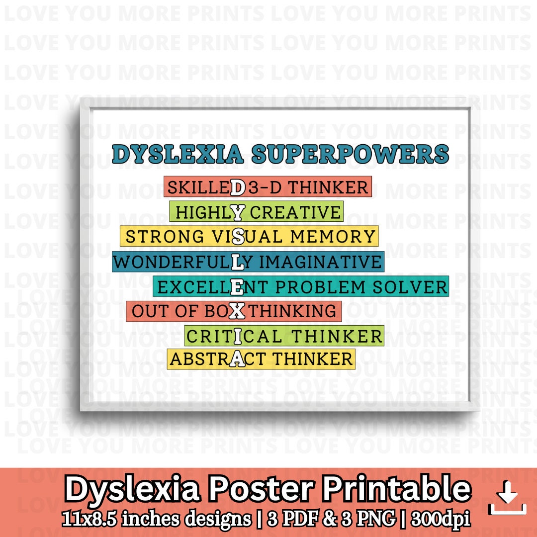 Celebrate Dyslexia Superpowers With This Inspiring, Beautiful Dyslexia ...