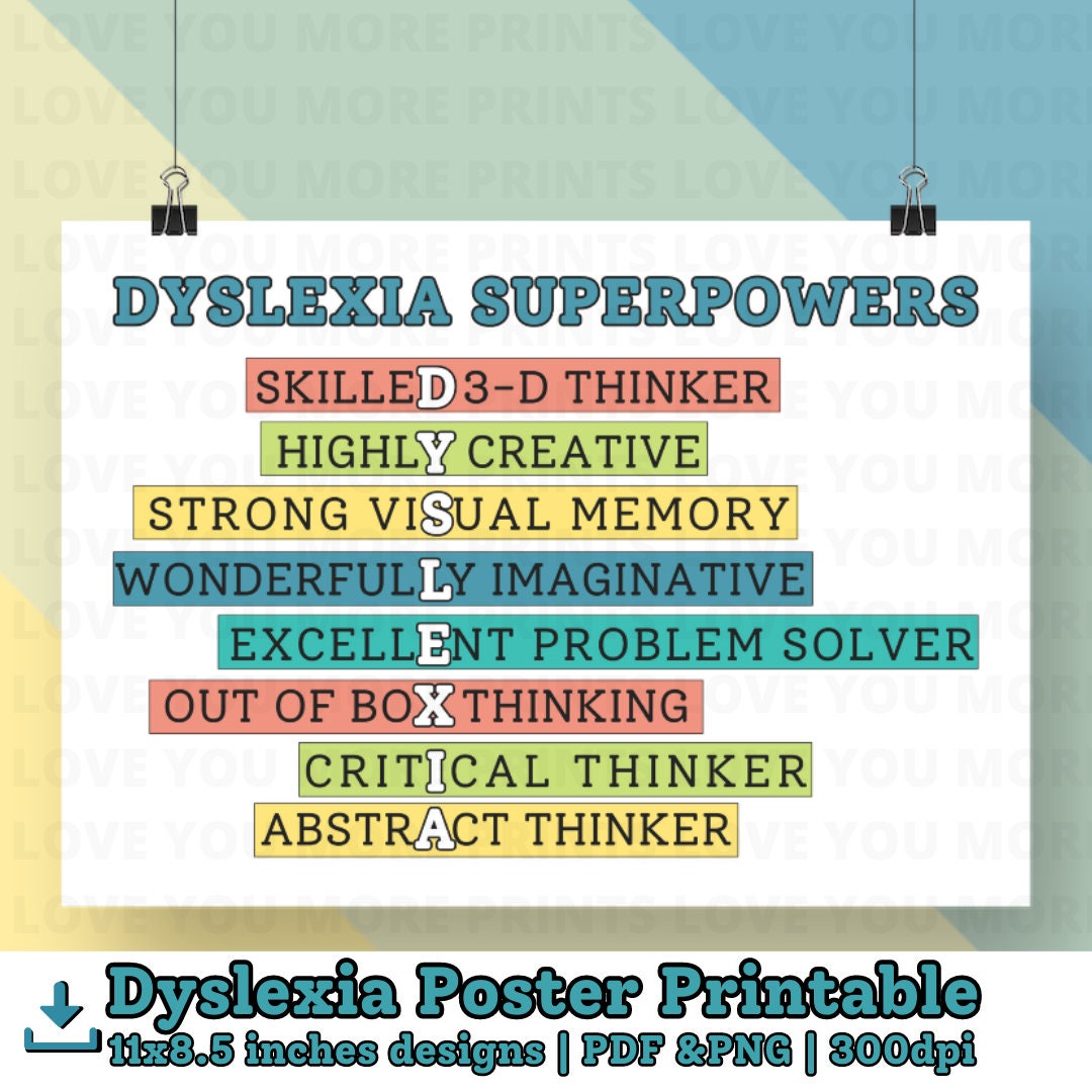 Celebrate Dyslexia Superpowers With This Inspiring, Beautiful Dyslexia ...