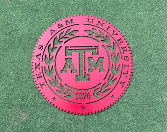 Texas A&m Metal Sign - Etsy