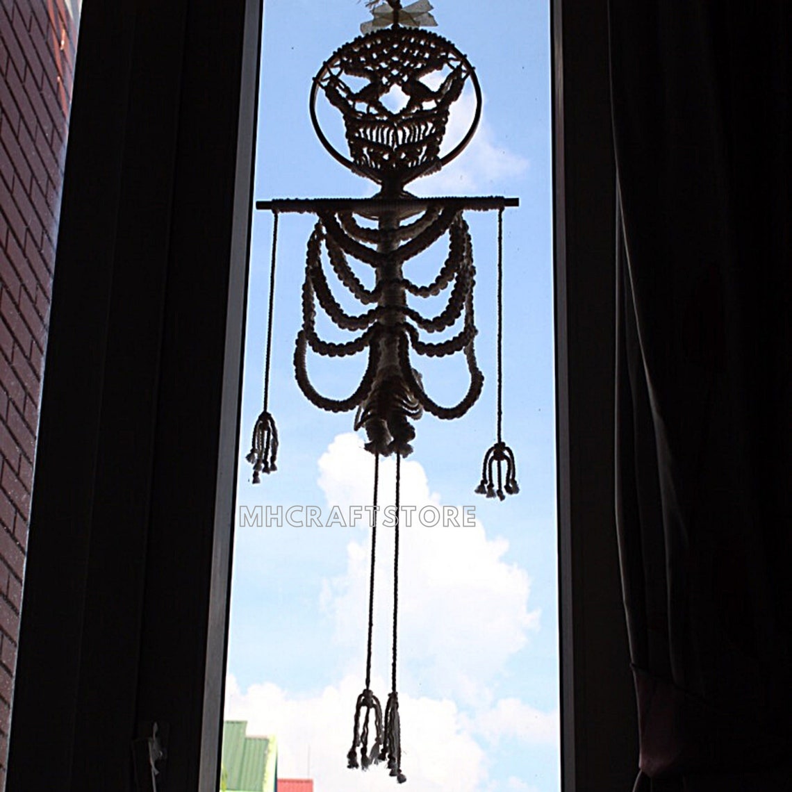Skeleton Tapestry Wall Hanging Skeleton Halloween Wall Decor - Etsy