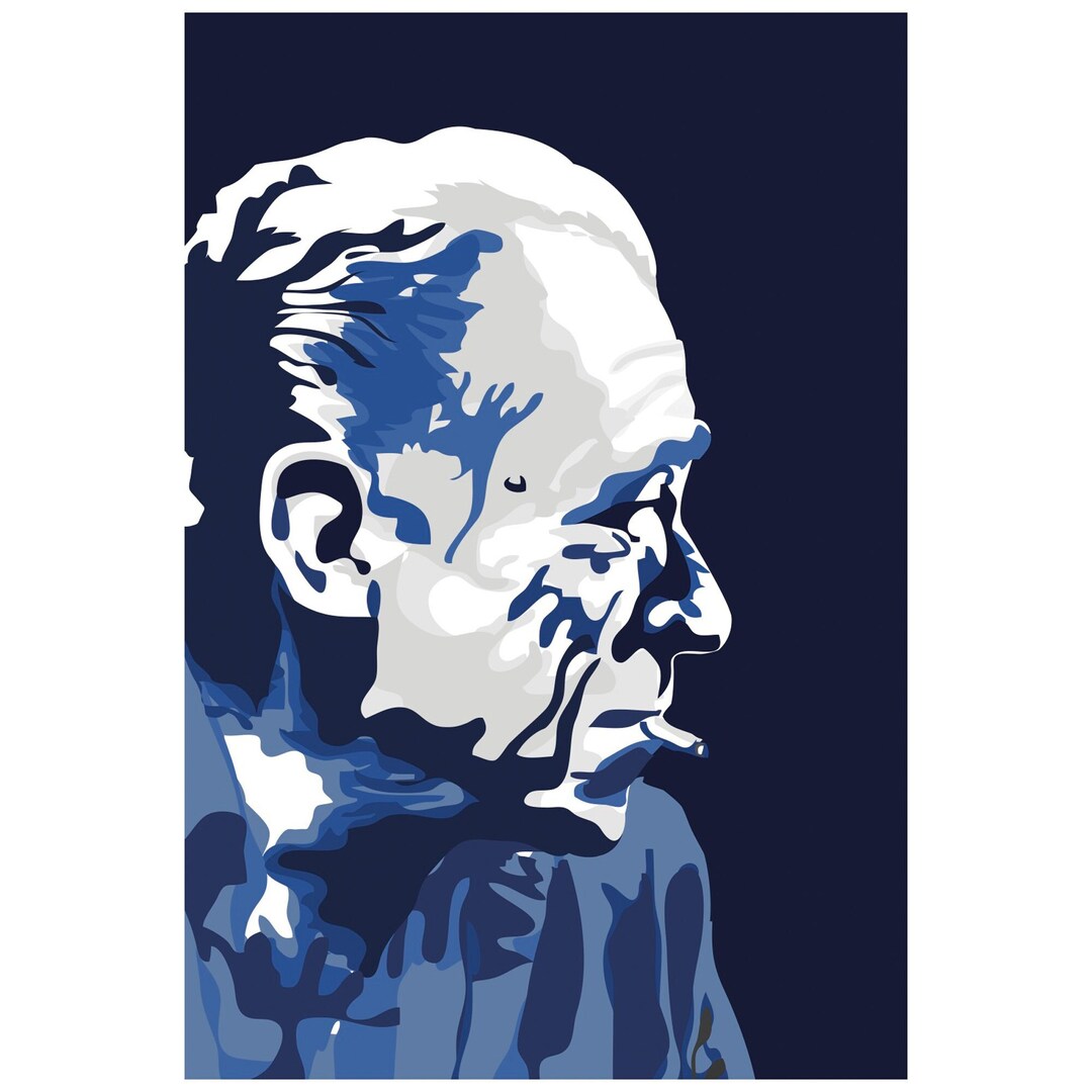 Charles Bukowski Illustration - Digital Download - Etsy
