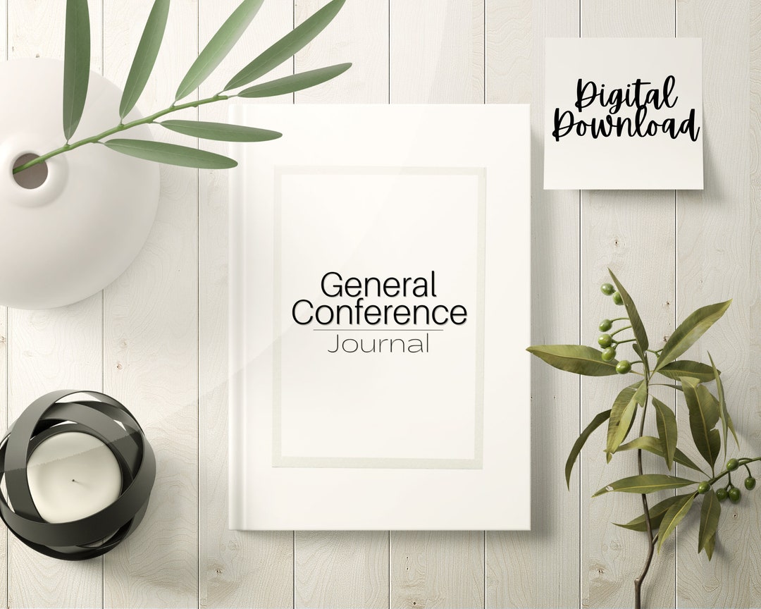 General Conference Journal PRINTABLE - Digital Download - Study Journal ...