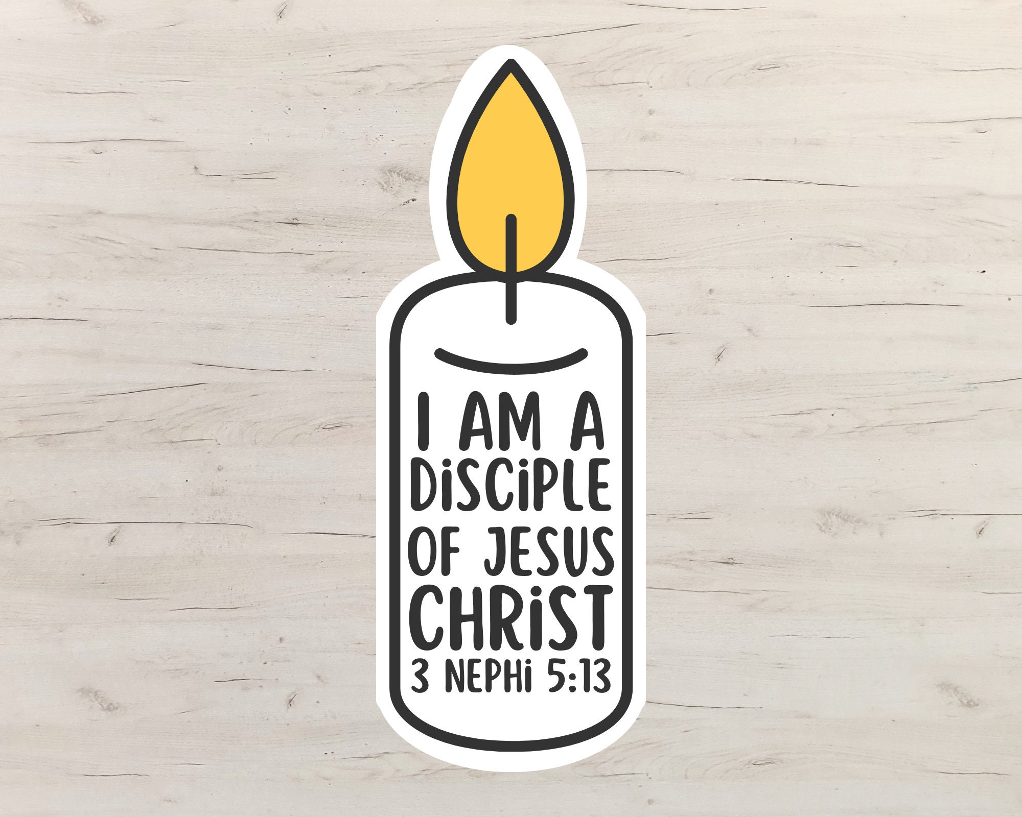 Pack of 45 Stickers - I Am a Disciple of Jesus Christ Sticker - LDS ...