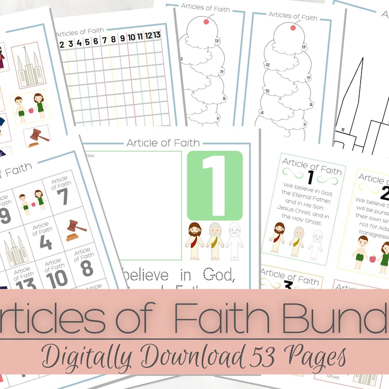 Faith Tracker - Etsy