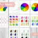 Color Bundle Printable - Color Matching - Color Wheel - Color Mixing ...