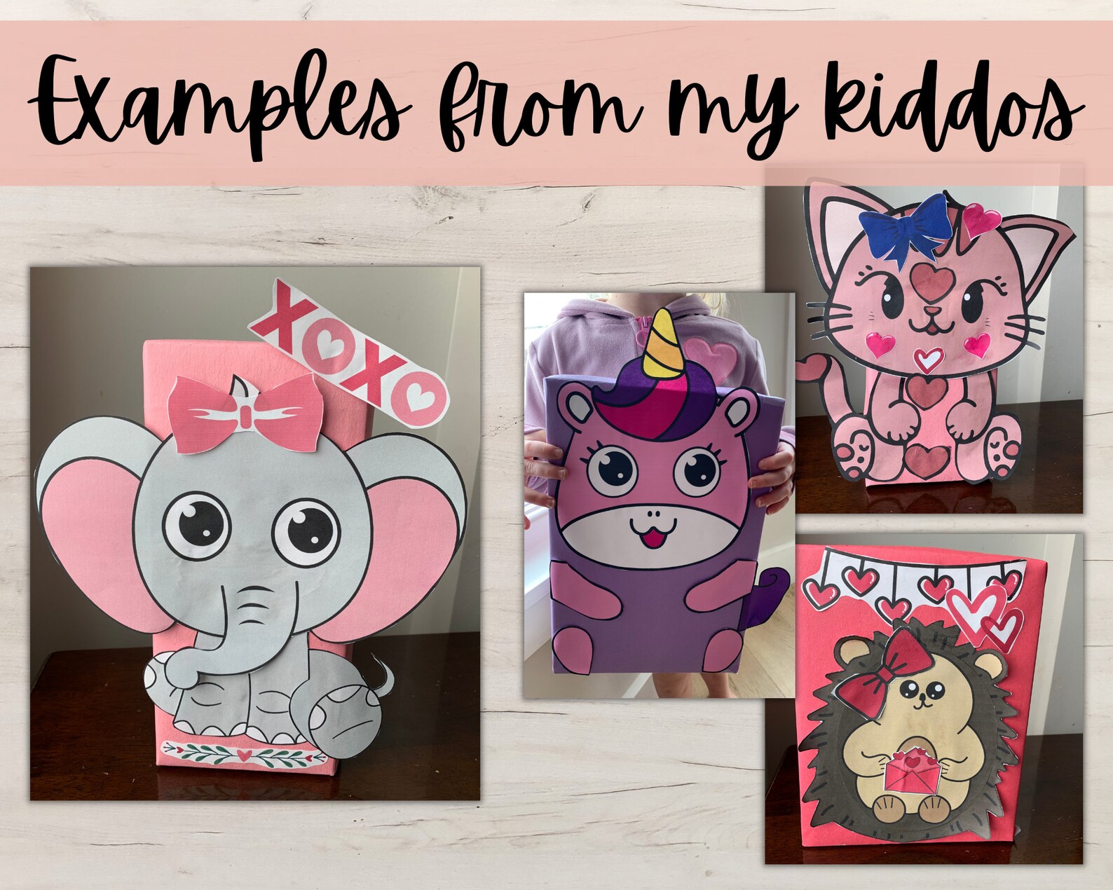 Giraffe Valentines Box or Bag Printable - Mailbox - Instant Download ...