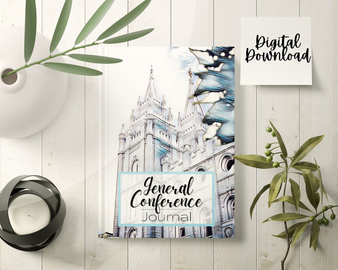 Temple General Conference Journal PRINTABLE - Digital Download - Study ...