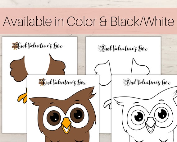 Valentines Printable Owl Labels