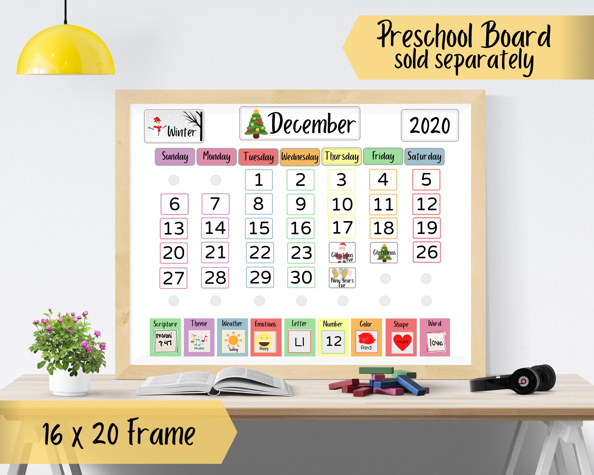 Preschool Board EXPANSION PACK Printable - Perpetual Calendar - Circle ...