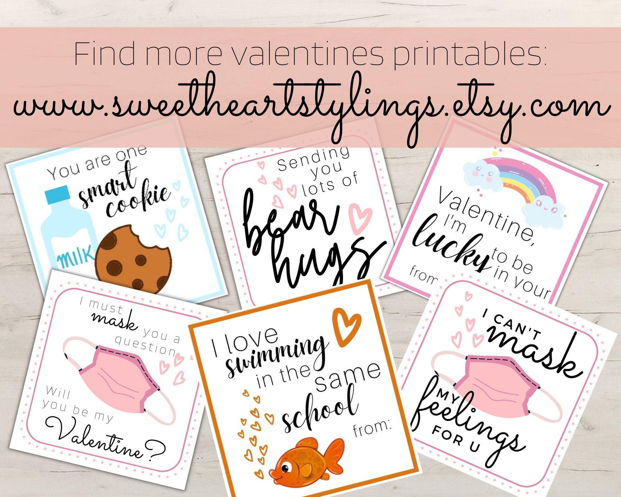Valentines Gift Tag Printable popcorn Instant Download Cards for Kids ...