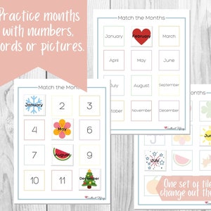 Learn to Tell Time Bundle - Days of the Week - Months of the Year ...