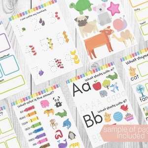 Daily Preschool Practice PRINTABLE - Busy Book - Digital Download ...