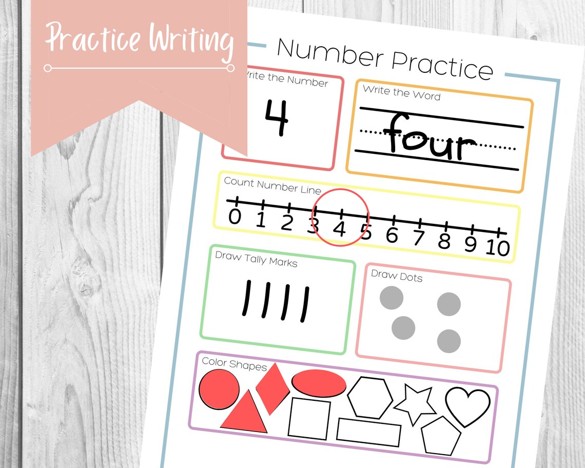 Number Bundle Printable Number Matching Number Practice - Etsy