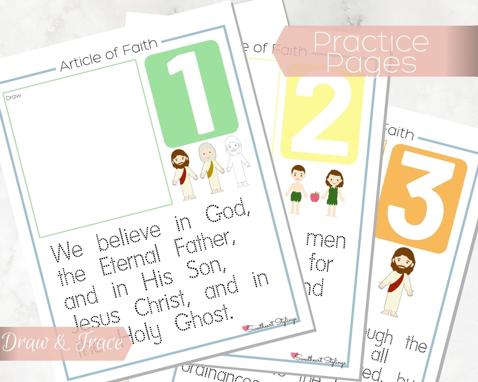 Articles of Faith Bundle - PRINTABLE - Articles of Faith Bingo ...