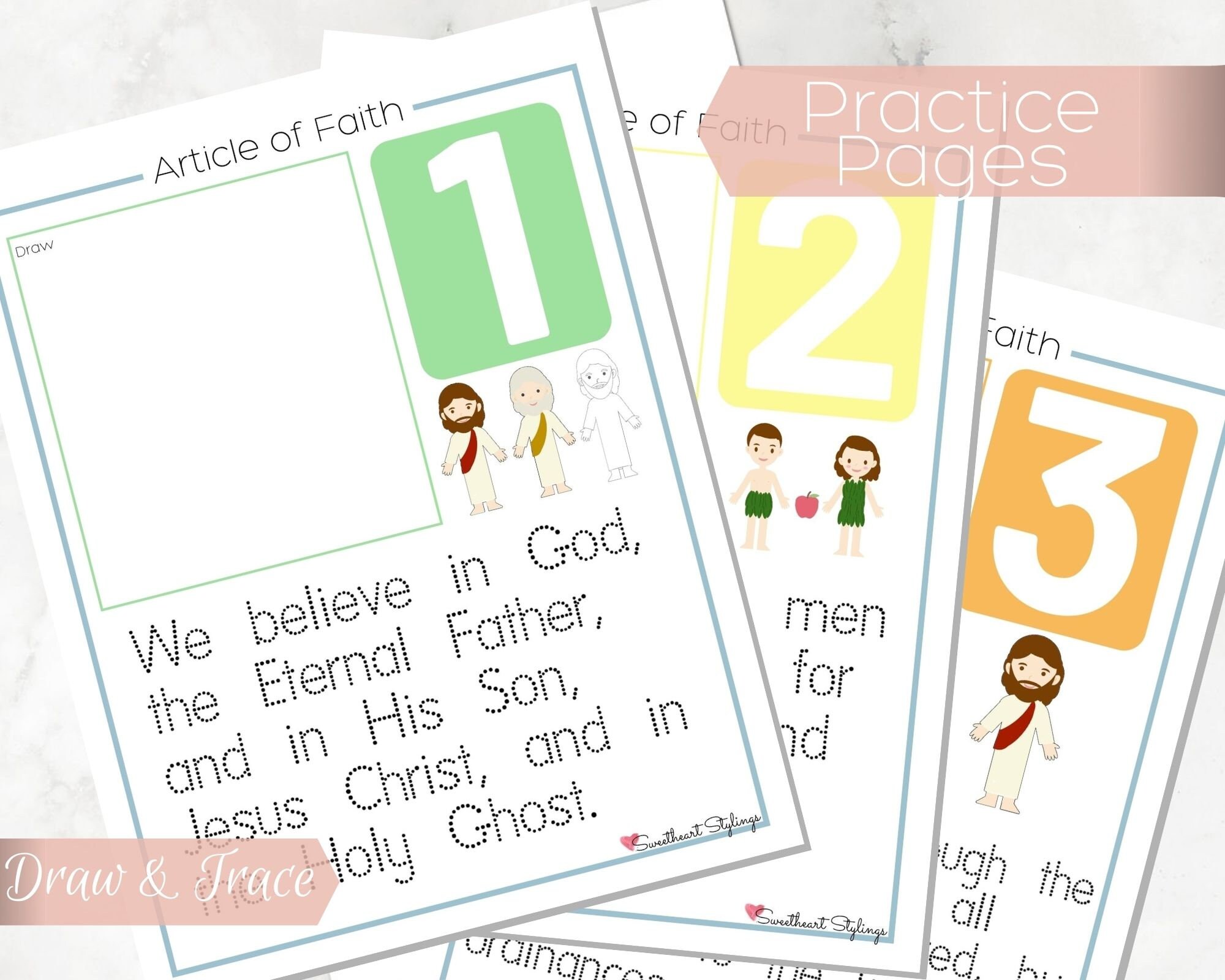 Articles of Faith Bundle - PRINTABLE - Articles of Faith Bingo ...