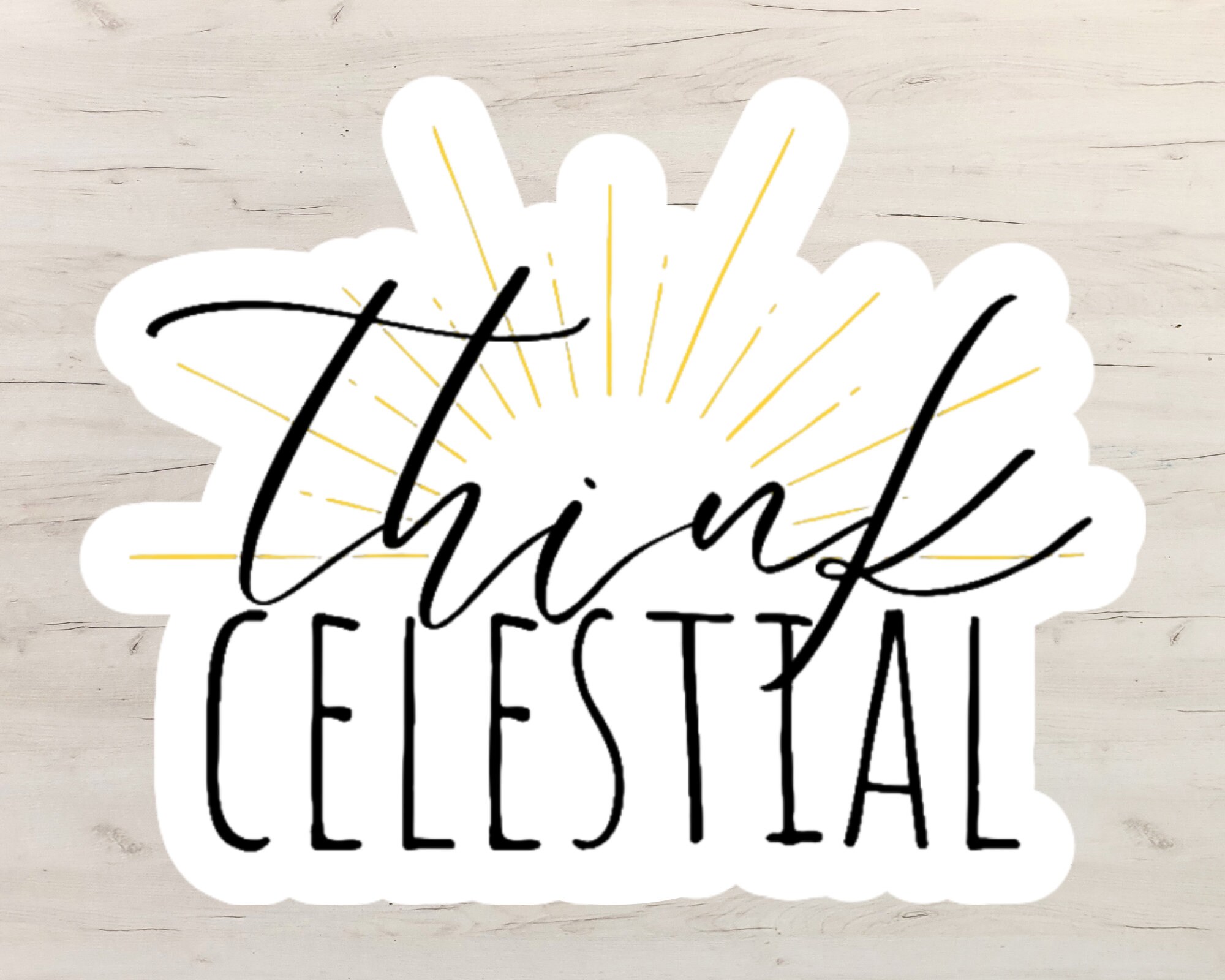 Think Celestial Sticker Pack of 5 Stickers LDS Waterproof & Scratch Proof Decal Bulk 1.75x1.5 - Etsy