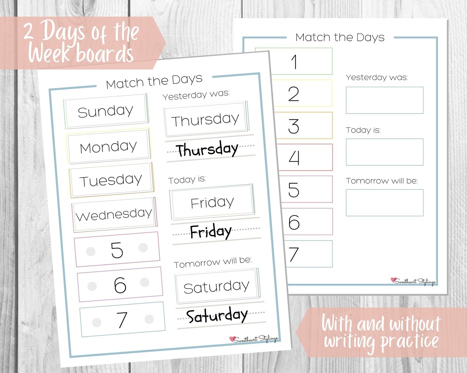 Learn to Tell Time Bundle - Days of the Week - Months of the Year ...