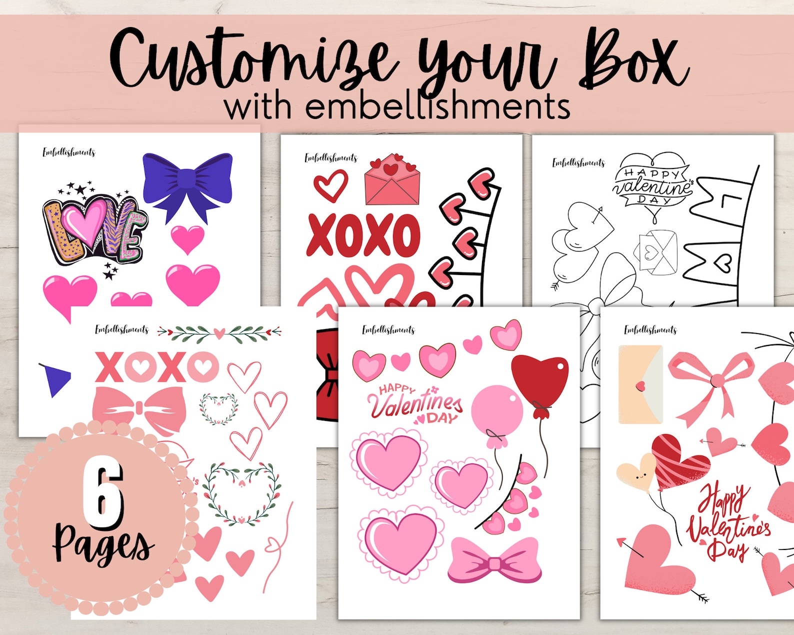 Giraffe Valentines Box or Bag Printable - Mailbox - Instant Download ...