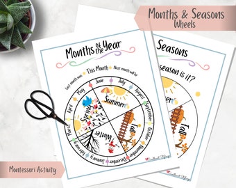 Days of the Week Printable Circle Time Activity Instant Digital ...