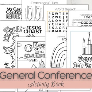 General Conference Activity Journal PRINTABLE - Primary Activities ...
