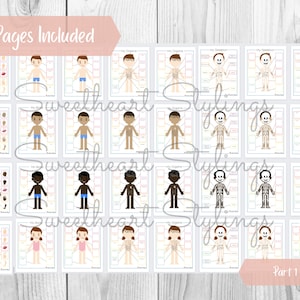 Body Bundle - Anatomy Printable - Learn Body Parts - My Skeleton - My ...